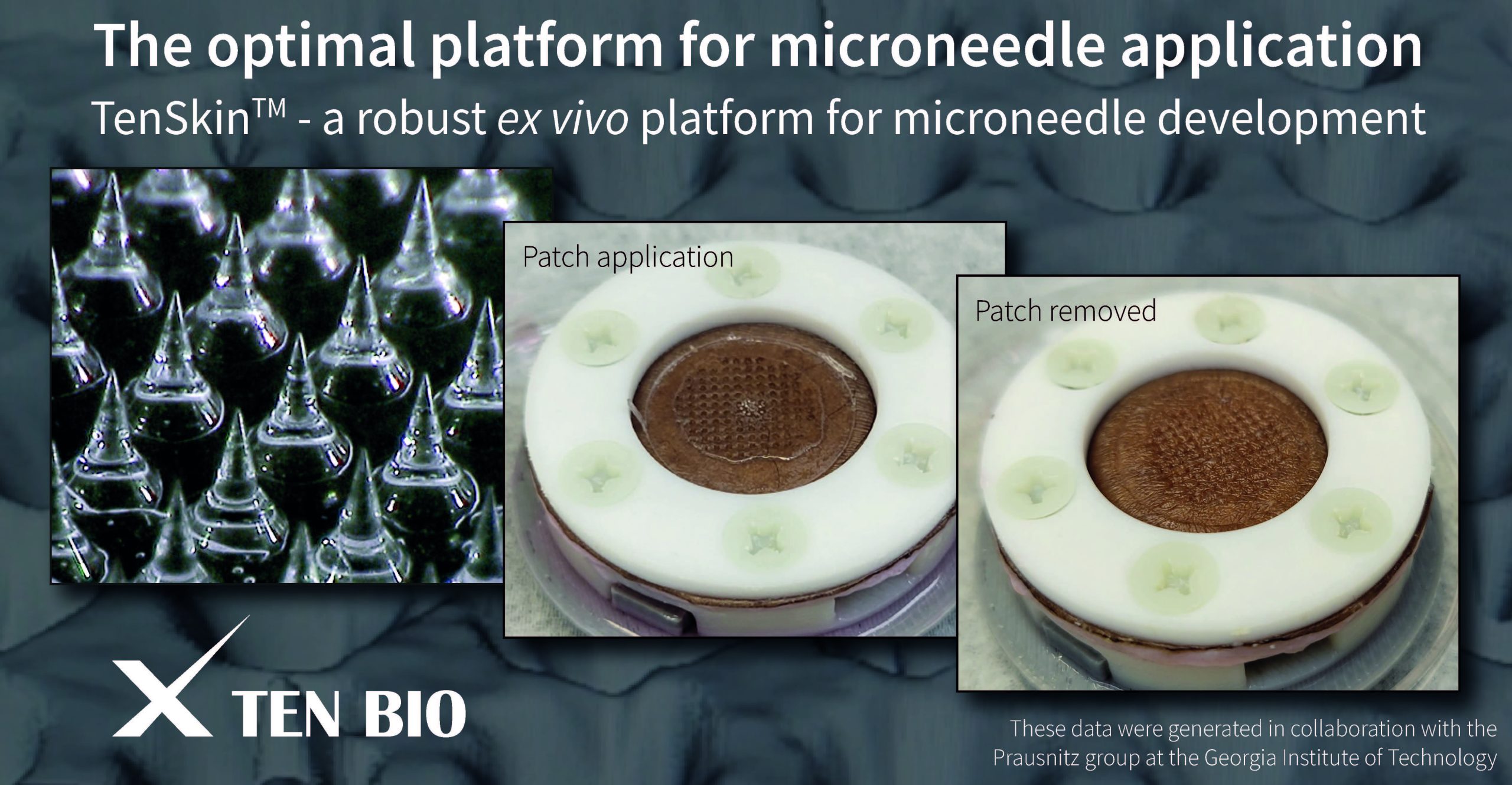 TenSkin™ - The perfect platform for microneedle applications. - Ten Bio